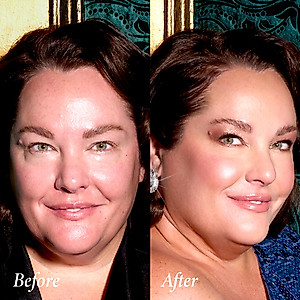 LAURA GELLER NEW YORK Italian Marble Artistry Collection | Full Face Makeup Kit Handmade in Italy | Includes Eyeshadow Palette, Cream Blush Stick and Satin Lipstick in Universal Shades