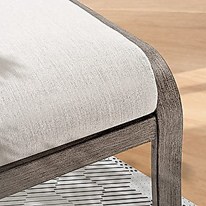 HAPPATIO 5 Piece Aluminum Outdoor Patio Furniture Set, Swivel Rocker Patio Chairs with Ottomans and Side Table, Balcony Furniture, Patio Conversation Set for Porch Garden (Gray)