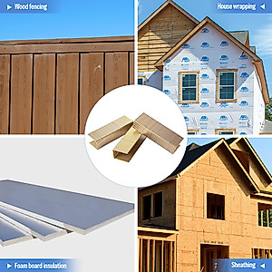 meite P32 16 Gauge 1-Inch (26.4 mm) Wide Crown by 1 1/4-Inch Length Galvanized Construction Staples Heavy Wire Staples (10,000 PCS)