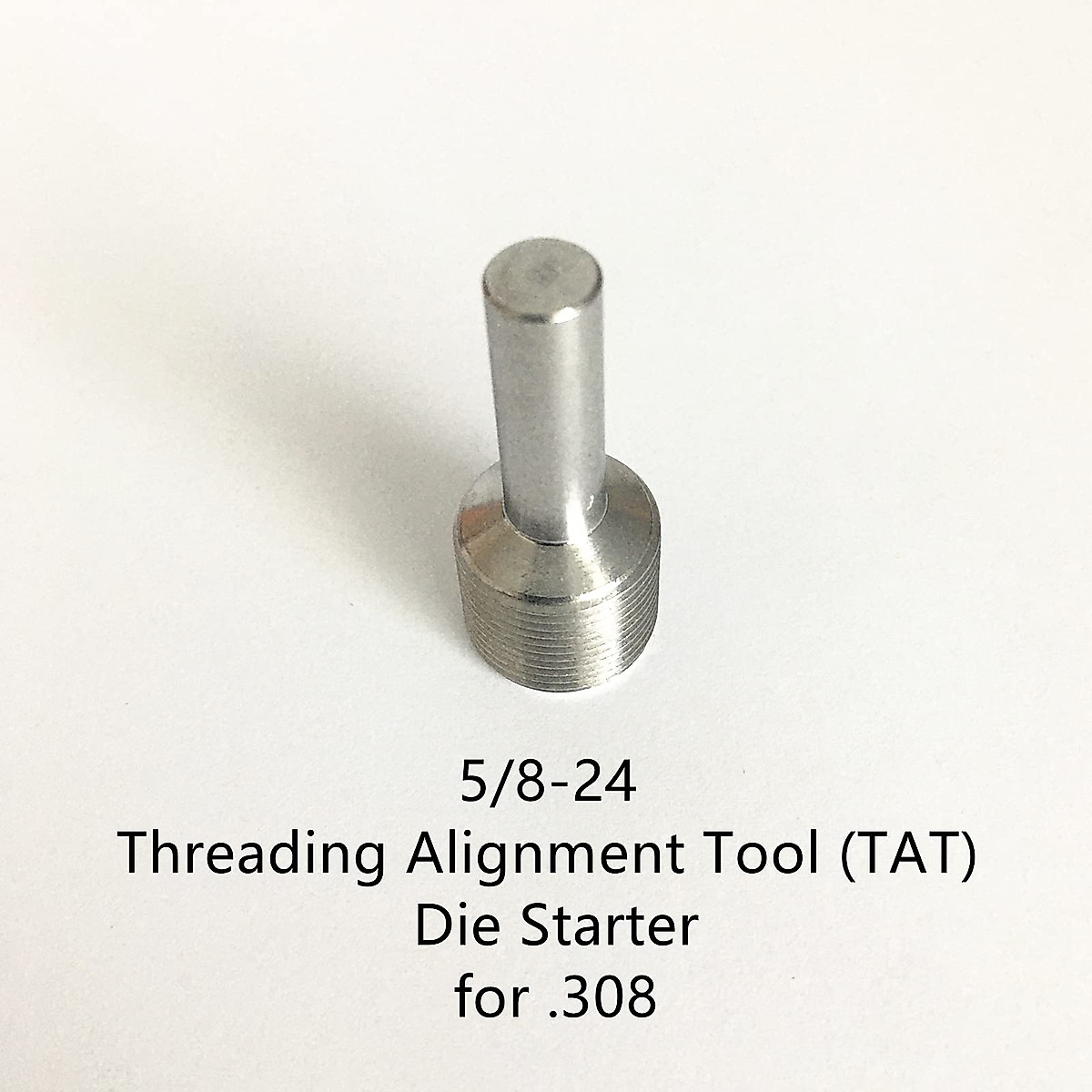 MUUP 5/8-24 Threading Alignment Tool (TAT) Die Starter for .308 Stainless Steel