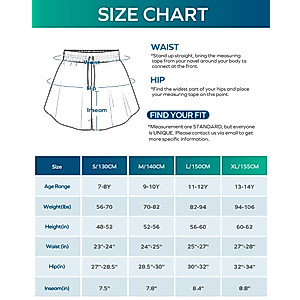 Ewedoos 2 in 1 Flowy Shorts Girls Butterfly Athletic Shorts Size 10-12 Cute Preppy Trendy Shorts Skirt for Teen Girls Pink