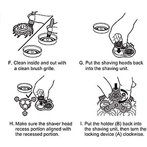 ROAMAN Men Electric Shaver Replacement Blades
