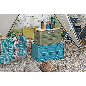 Chanjarhill Collapsible Lidded Trunk Organizer Camping Storage Box Multi function box