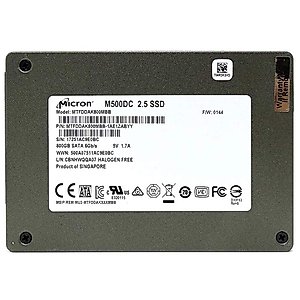 Micron SSD 800GB M500DC SATA 6 Gb/s 2.5 Inch MTFDDAK800MBB 1AE1ZABYY MLC NAND Enterprise Solid State Drive