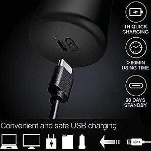 Pocket Size Washable Electric Razor, Mini Portable Electric Shaver for Men, Small Form Factor But Clean Shave, Easy to Clean, Suitable for Carrying Around. (Green)