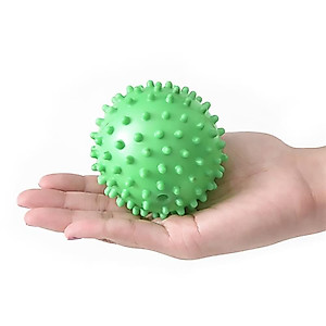 The Dreidel Company Inflated Bouncing Knobby Balls, Assorted Colors, 3" (12-Pack)