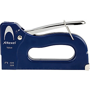 Rexel Value Tacker with Ruler (Blue)