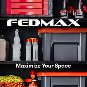 Metal Garage Storage Cabinet - 71-inch Tall Large Steel Utility Locker with Adjustable Shelves & Locking Doors - Garage Cabinets for Tool Storage and Ammo Locker - Black