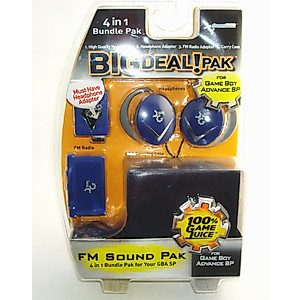DREAMGEAR GBA SP Big Deal 4-in-1 Bundle Pak - Cobalt Blue