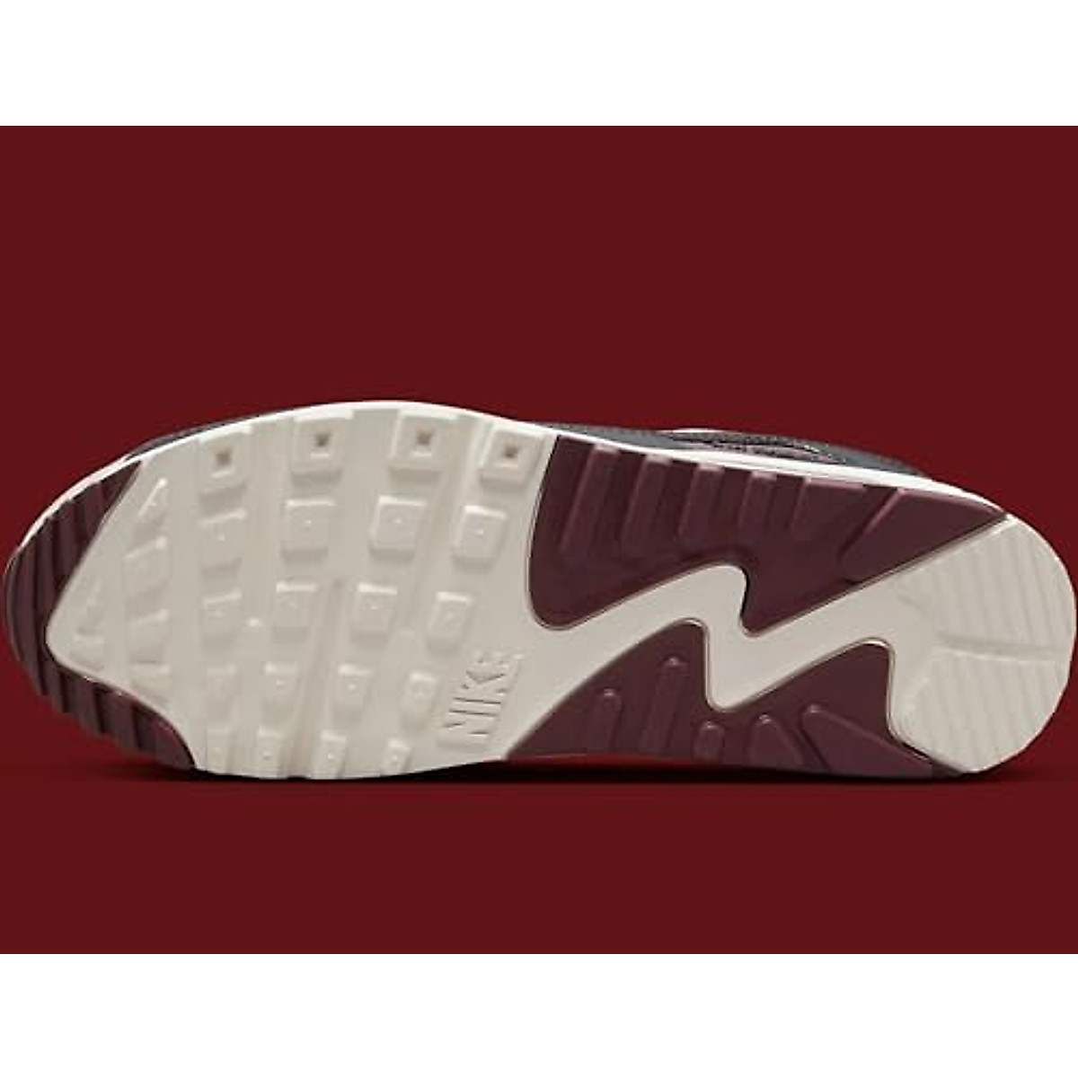 NIKE Men's Air Max 90 Shoes, Grey Black, 13