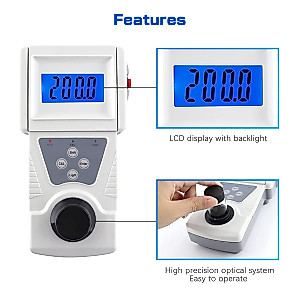 BriSunshine Lab Turbidity Meter, Handheld Portable Turbidimeter for Testing Turbidity of Liquids, Measuring Range 0-200 NTU, ISO 9001 Certification Compliant
