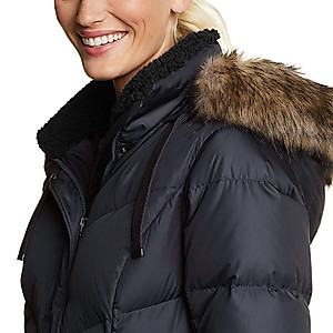 Eddie Bauer Women's Lodge Cascadian Down Parka, Black, Small