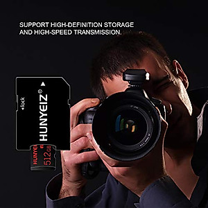 512GB Micro SD Card High Speed Class 10 microSDXC UHS-I Memory Card for Mobile Phone,Tablet,Camera with SD Adapter(512GB)