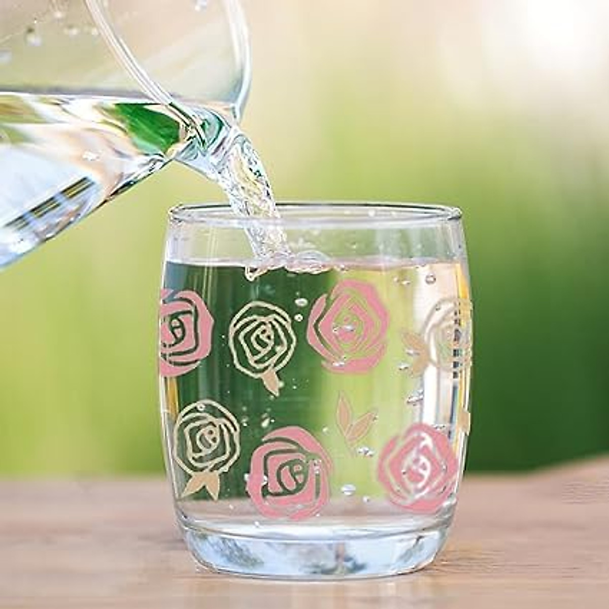 Coloured UV DTF Cup Wrap,Succulents Theme Rub on Transfers Decals,UV DTF Transfer Waterproof Sticker for Glass Coffee Cups,Vintage Cups Wrap Transfer Stickers Decals Iron-on Transfers Trim and