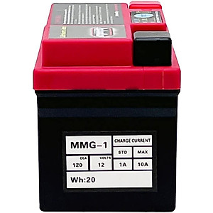 MMG YTX4L-BS 4L-BS Lithium Ion Sealed High Performance Powersports Battery 12V 120CCA Motorcycle Scooter ATV, Factory Activated, Ready to Use (MMG1)