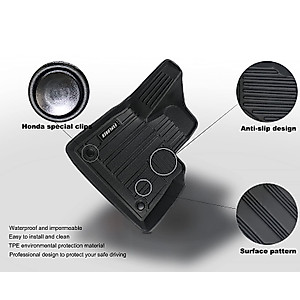 Antsvnn Floor Mats 3 Row & Cargo Liner for 2024 2023 2022 2021 2020 Ford Explorer All-Weather Guard Fits 7 Passenger Models