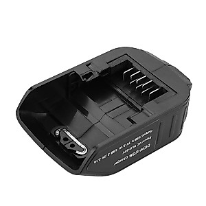 Qjin USB Charger for Dewalt 10.8V - 20V Battery, Power Tool Battery Charger Adapter (Battery Not Included)