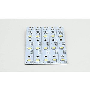 Delixike new 5PK WR55X26671 Refrigerators LED Light Board, Compatible Replacement GE Refrigerators LED Light Panel PS11767930 AP6035586