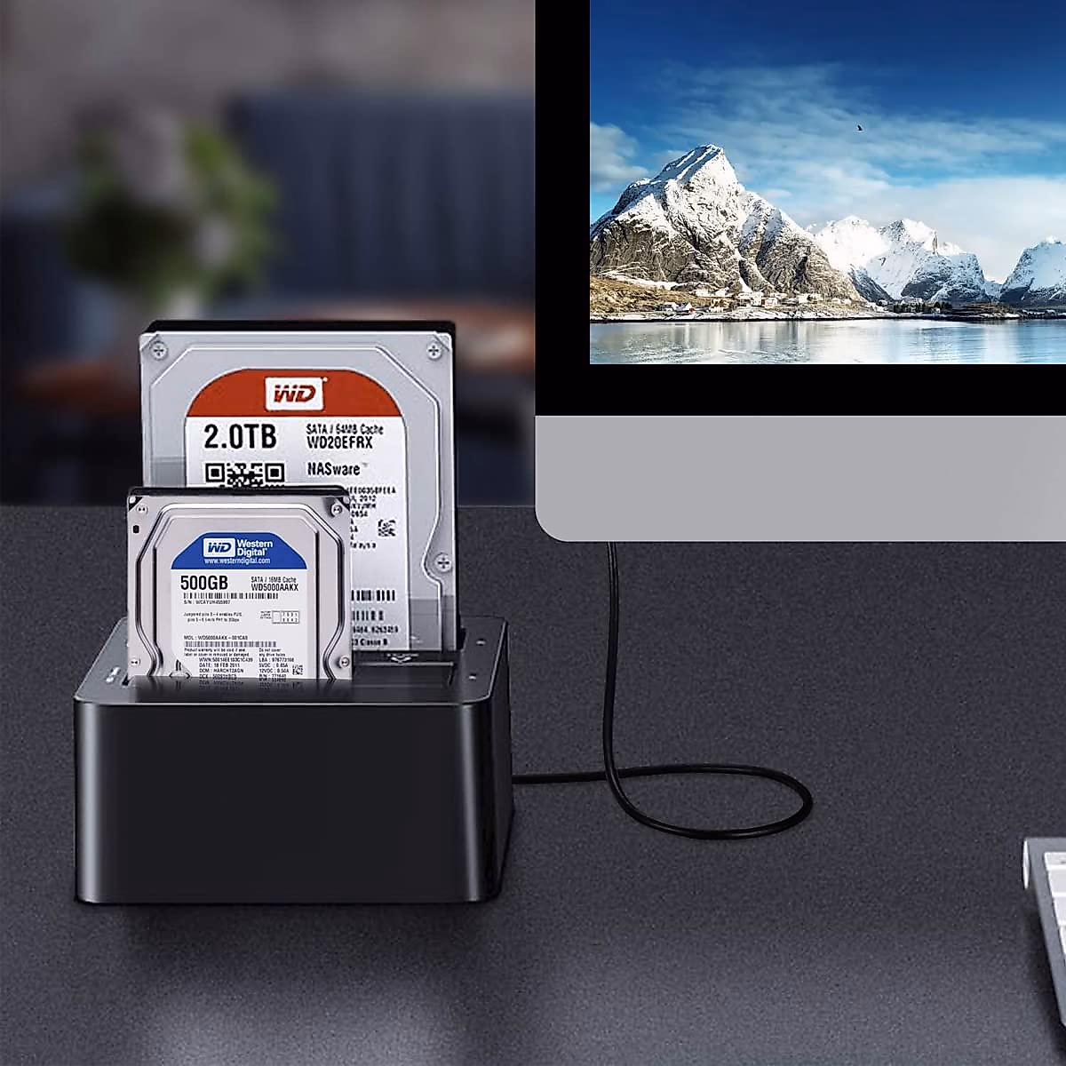 MITATTOK USB A to USB B 3.0 Cable (5FT), USB 3.0 Type A to B Male Cable Compatible with Monitor, Docking Station, Printer, External Hard Drivers, Scanner, USB Hub and More-Black