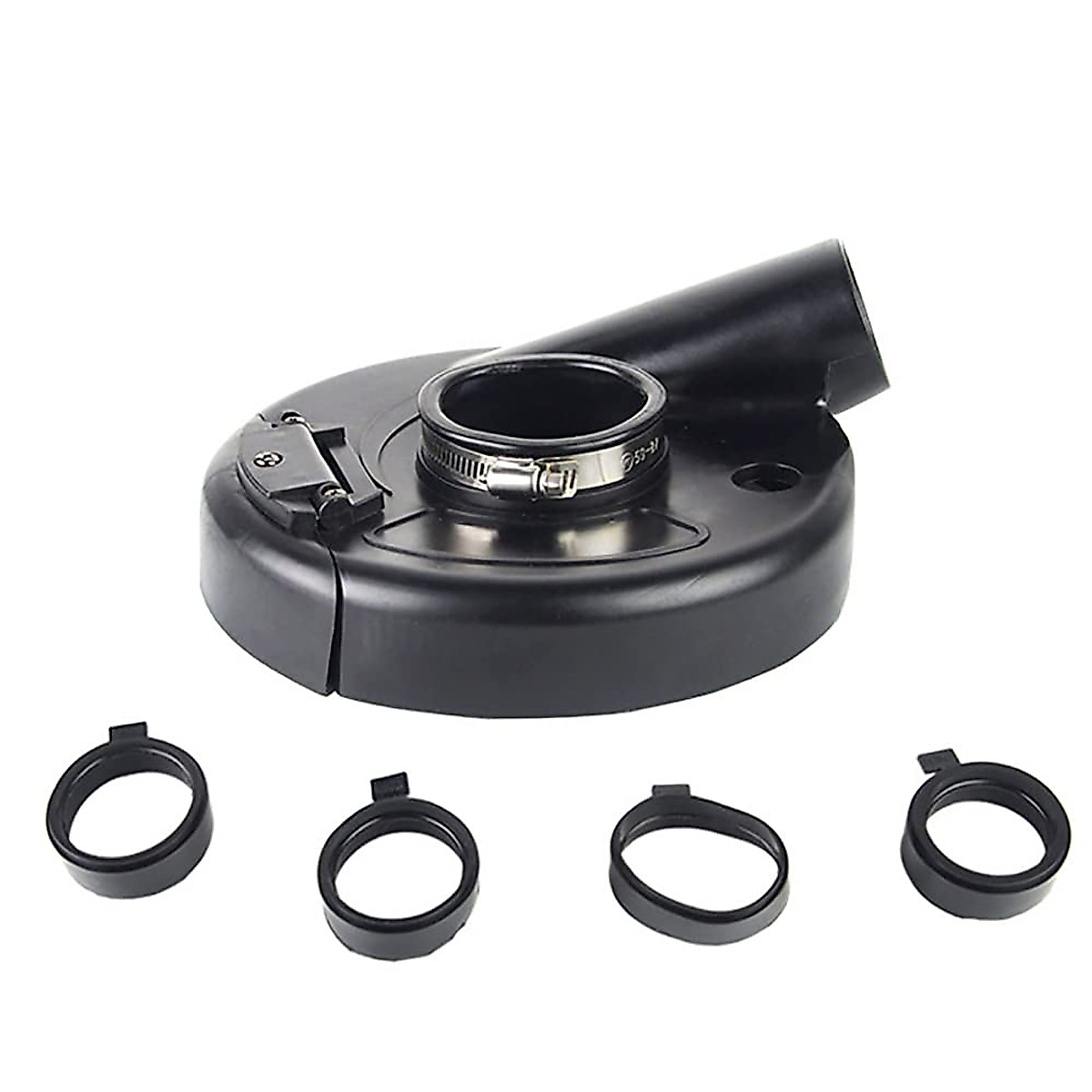 7" Dust Shroud Angle Grinder Universal Surface Grinding Dust Shield Grinding Cover, Black