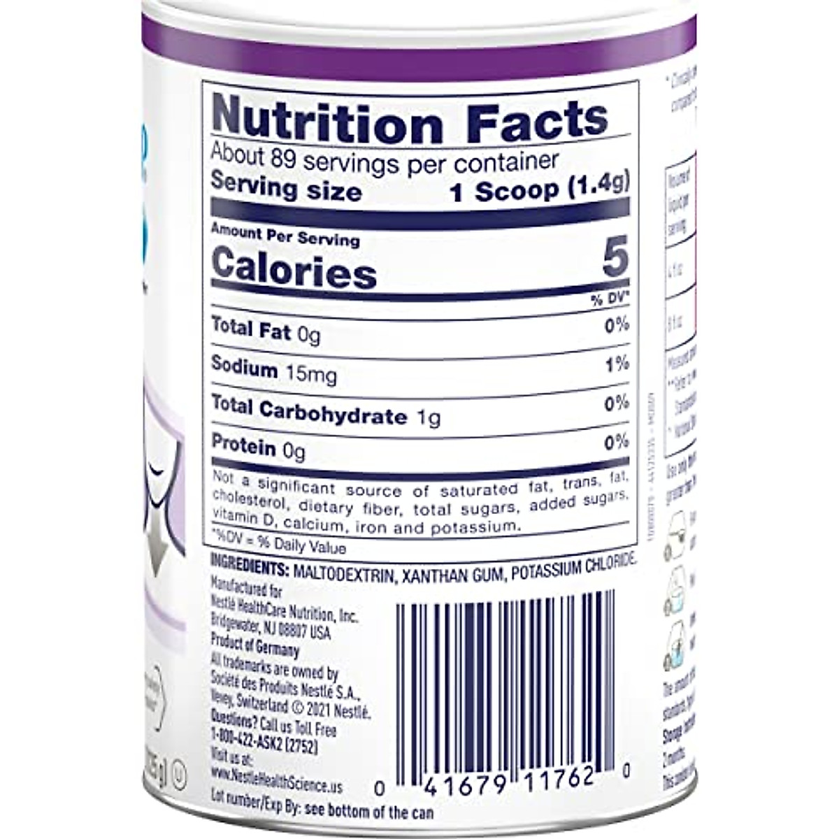 Thicken Up Clear Powder Canister, 4.4 Ounce (Pack of 1)