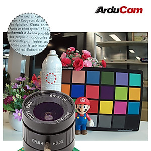 Arducam for Raspberry Pi HQ Camera, 12.3MP IMX477 Camera Module with CS-Mount Lens, Automatic IR-Cut Switching All-Day Image, Compatible with Raspberry Pi 5, 4 Model B, Pi 3/3B+, and Pi Zero 2W
