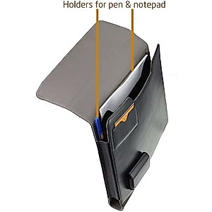 Broonel Black Leather Folio Case - Compatible with ASUS Chromebook Flip C214 11.6"