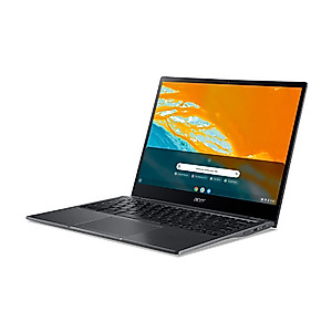 Acer Chromebook Spin 513 Convertible Laptop | 13.5" 2256x1504 Gorilla Glass Touch | MediaTek Kompanio 1380 Octa-Core CPU | 8GB LPDDR4X | 128GB eMMC | WiFi 6 | Backlit KB | Chrome OS | CP513-2H-K62Y