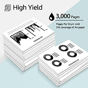greencycle Compatible Toner Cartridge Replacement for Brother TN760 TN-760 TN730 with Chip to Use with HL-L2350DW HL-L2395DW HL-L2390DW HL-L2370DW MFC-L2750DW MFC-L2710DW (Black, 2-Pack)