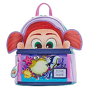 Loungefly Disney Pixar Moments Finding Nemo Darla Womens Double Strap Shoulder Bag Purse