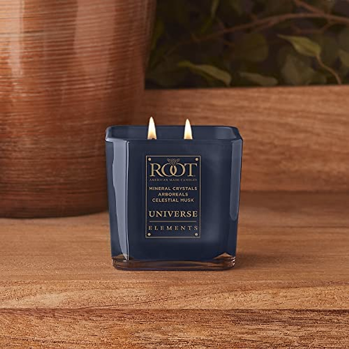 Root Candles Scented Candles Elements Collection Premium Handcrafted 2-Wick Candle, 10.5-Ounce, Universe