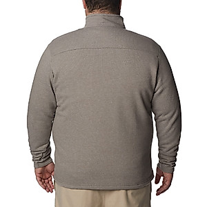 Columbia Men's Great Hart Mountain III Half Zip, Boulder Heather, Large