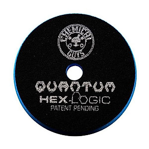 Chemical Guys BUFX115HEX5 Hex-Logic Quantum Polishing/Finishing Pad, Blue (5.5 Inch Fits 5 Inch Backing Plate)