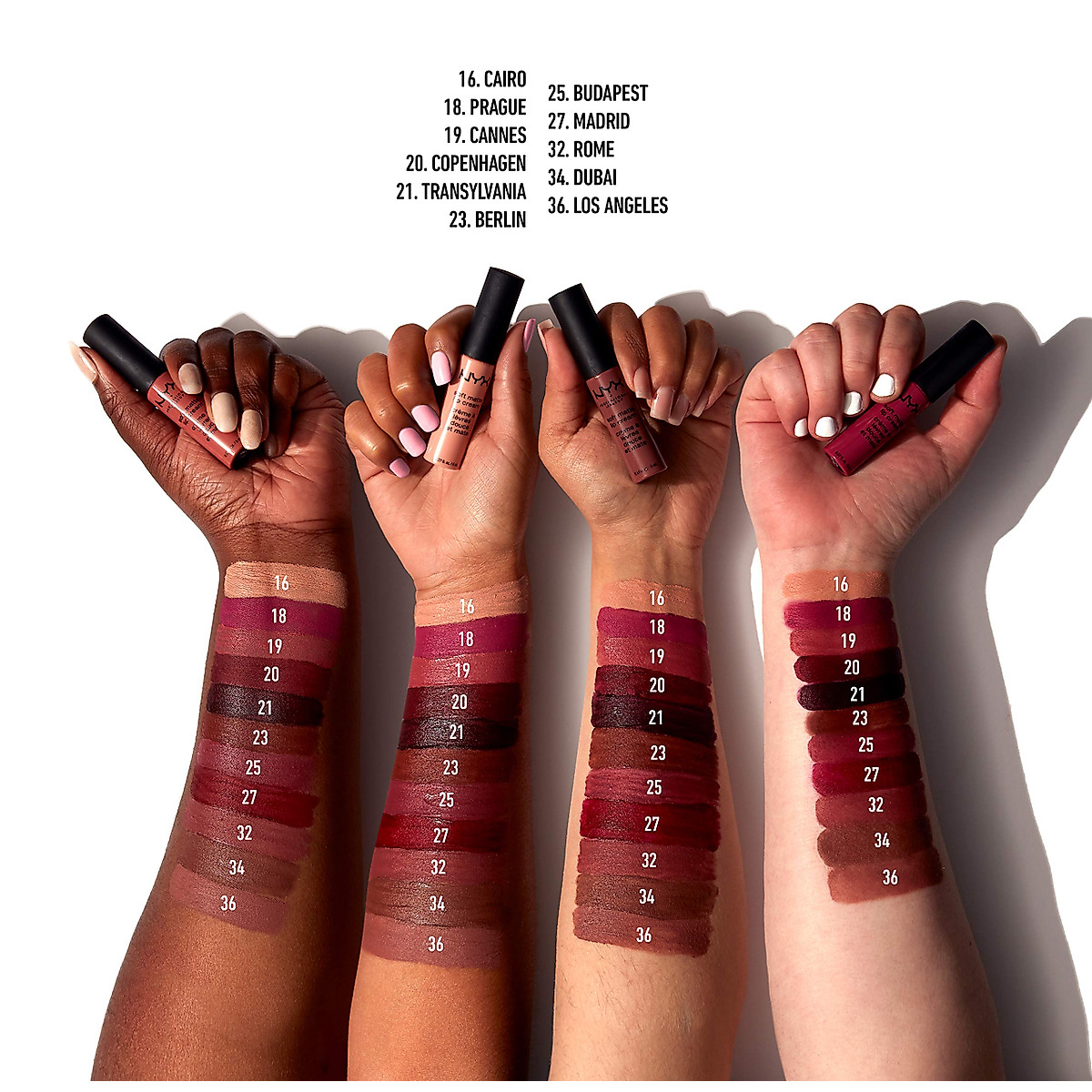 NYX PROFESSIONAL MAKEUP Soft Matte Lip Cream, Lightweight Liquid Lipstick - Transylvania (Matte Deep Violet)