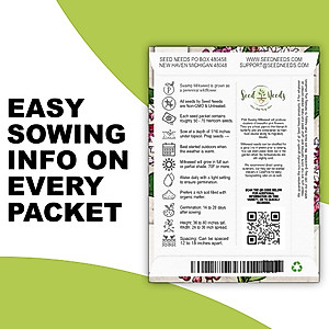 Seed Needs, Milkweed Seed Packet Collection to Attract Monarch Butterflies (5 Individual Seed Varieties to Plant) Heirloom & Untreated Seeds