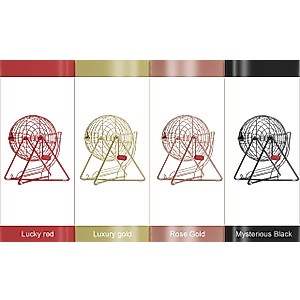 MR CHIPS Bingo Cage Only Plus 10 Cards with Sliding Windows