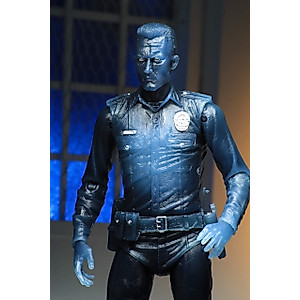 NECA - Terminator 2-7" Scale Action Figure - Kenner Tribute - White Hot T-1000