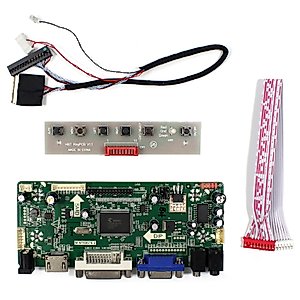 HDMI+VGA+DVI+Audio Input LCD Controller Board for HSD089IFW1 LTN089NT01 8.9" 1024x600 LCD Panel