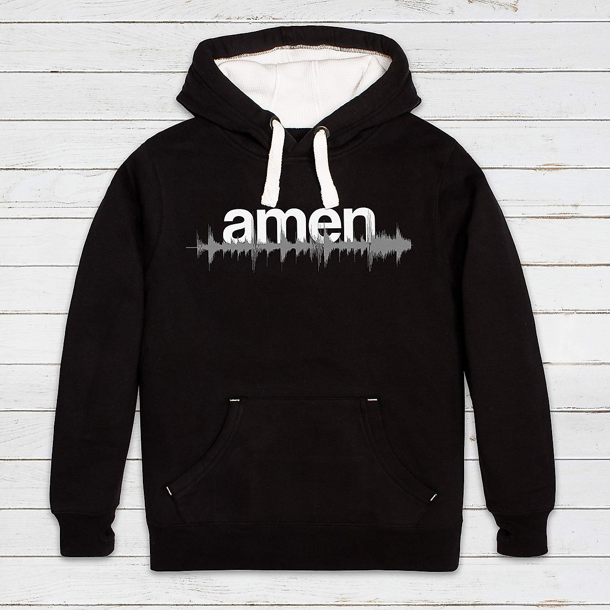 Amen Break Hoodie Drum and Bass DnB Womens Mens Sweatshirt Printed Hooded Top (XXL, Black)