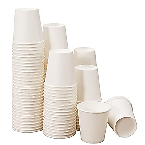 RACETOP Paper Cups 3 oz [300 count], Bathroom Cups 3 oz, Mouthwash Cups, Blue Diamond, Ideal for Bathroom, Parties, Picnics, Barbecues, Travel