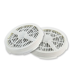 PUREBURG Replacement HEPA Filters Compatible with FridaBaby 3-IN-1 Air Purifier, Activated carbon 2-in-1 Air Clean Dust VOCs Odor PM2.5 Smoke,2-Pack