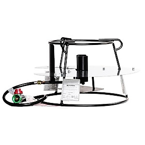 King Kooker 1316N 12″ Double Jet Cooker Package, One Size, Multi