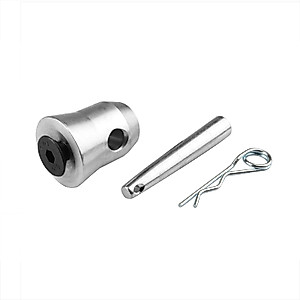 OTTFF 20Pack Half Conical Coupler with Clips Pins for Stage Truss Trusses Bed Plate Fit F31, F32, F33, F34