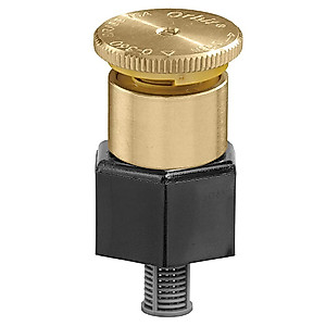 Orbit 54054 Shrub Head Sprinkler Adapter with Brass Adjustable Pattern Spray Nozzle