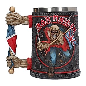 Nemesis Now Iron Maiden Tankard Mug 14cm Black, 600 milliliters