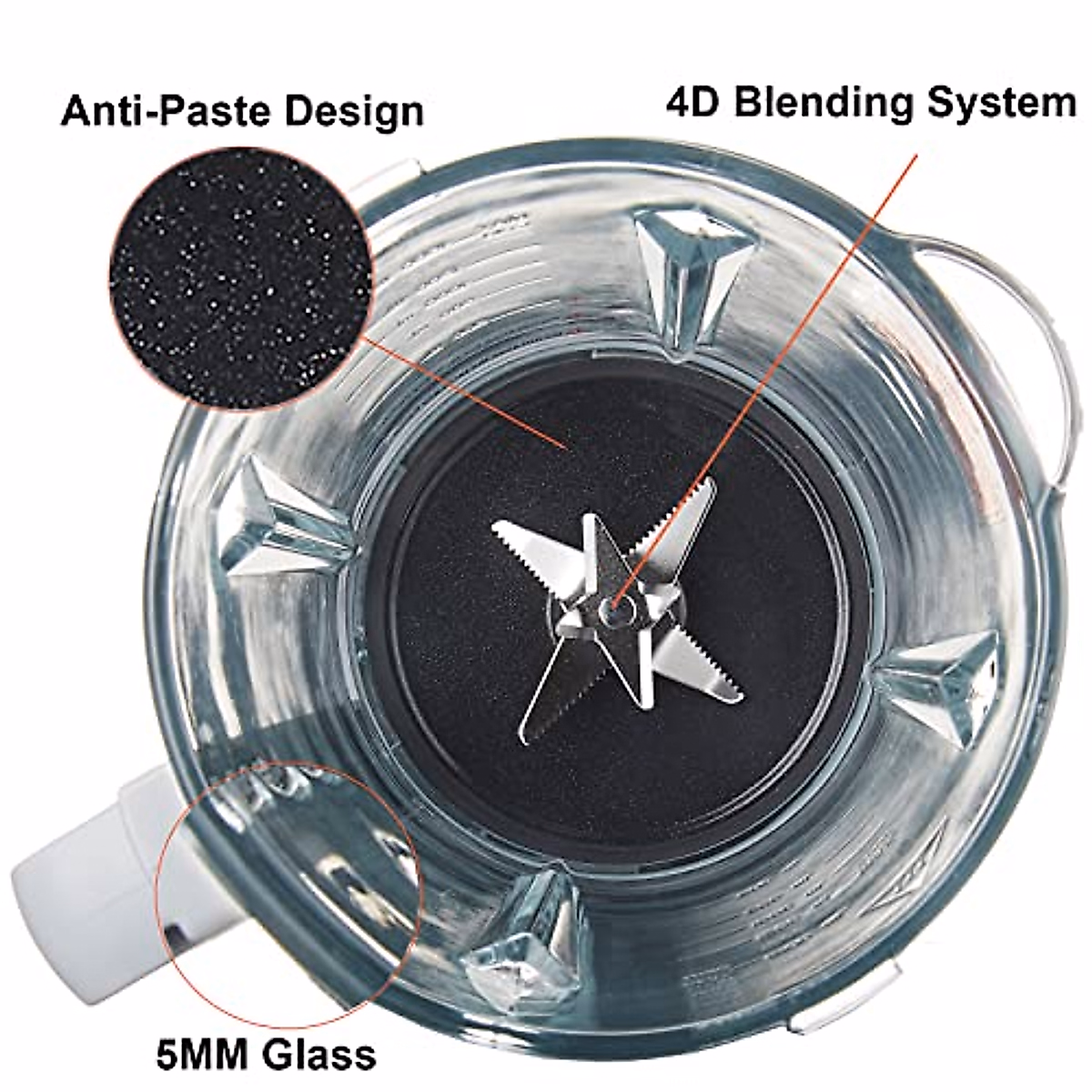 VOVGUU Quiet Blender Commercial Low noise Soundproof Heat Milk, Soup, Quiet Smoothie Blender 48oz./1.5L Self-Cleaning