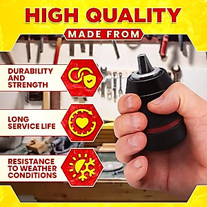 Keyless Drill Chuck for Impact Drill - 1/2-20unf Mount 2~13mm Hand Drill Accessories Clamping Force Quick Change Chuck Adapter - Hand Held Drill Chuck Replacement Keyless Chuck for Multi Purpose