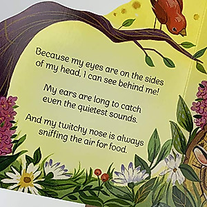 A Little Bunny - Children's Animal Shaped Board Book,