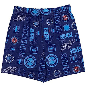 Marvel Avengers Spiderman Toddler Boys 4 Piece Mix n' Match T-Shirt & Shorts Set 5T