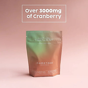 MOMOTARO APOTHECA Urinary Health Supplement, Natural Vaginal & Bladder Health, Urinary Tract Supplements - Cranberry, D Mannose, Vegan - Natural Support for Vaginal Health, pH Balance 60 Capsules